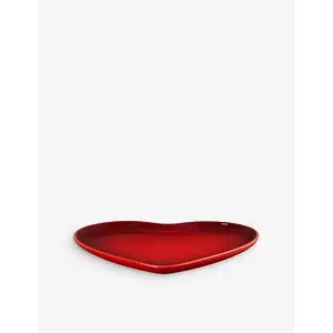 LE CREUSET Stoneware Heart Serving Platter 32cm - Cerise