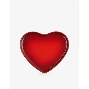 LE CREUSET Stoneware Heart Serving Platter 32cm - Cerise