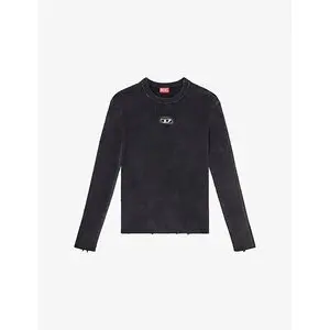 DIESEL® Cotton Jumper With Brand Plaque - 900