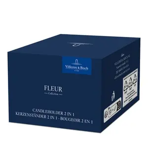 VILLEROY & BOCH Fleur Muli Functional Votive & Taper Candleholder