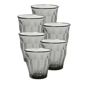 DURALEX Picardie 10.37 Oz. Tumbler, Set Of 6 - Gray