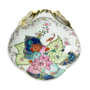 MOTTAHEDEH Tobacco Leaf Shell Dish - Multi