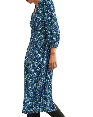 HOBBS LONDON Iris Printed Midi Dress