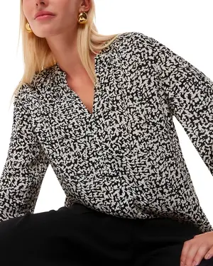 Whistles Scribble Print Blouse
