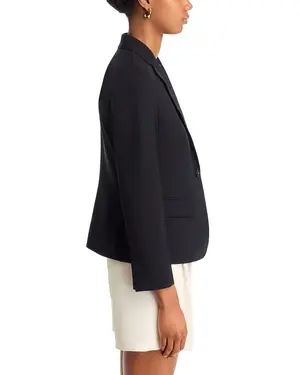 Theory One Button Slim Jacket - Black