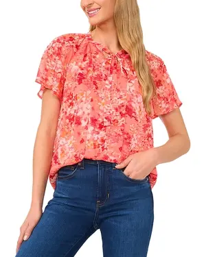 CECE DUPRAZ Raglan Flutter Sleeve Top