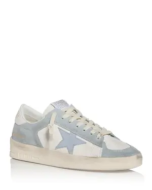 GOLDEN GOOSE Stardan Low Top Sneakers - Light Blue