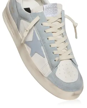 GOLDEN GOOSE Stardan Low Top Sneakers - Light Blue