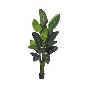 NEARLY NATURAL 8' Travelers Palm Artificial Tree - Green