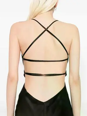 Michelle Mason Cutout Gown - Black