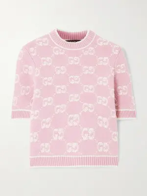 Gucci Wool Bouclé-jacquard Sweater