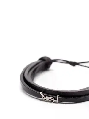Saint Laurent Cassandre Multi-strap Bracelet