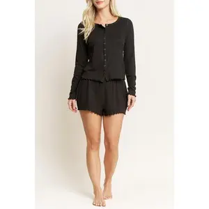 Honeydew Intimates Blissful Short Pajamas - Black
