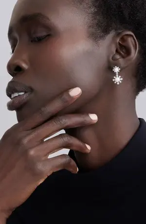 Lagos Luna Fleur Cultured Pearl Drop Earrings