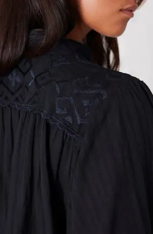 PANEROS CLOTHING Georgia Embroidered Shirt