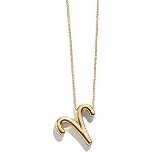 Baublebar BaubleBar Zodiac Pendant Necklace Aries