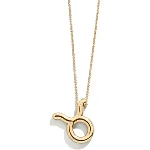 Baublebar BaubleBar Zodiac Pendant Necklace Taurus
