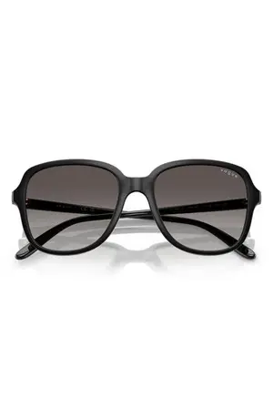 VOGUE 53mm Square Sunglasses - Black