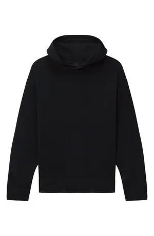 Theory Oversized Pullover Hoodie - Black