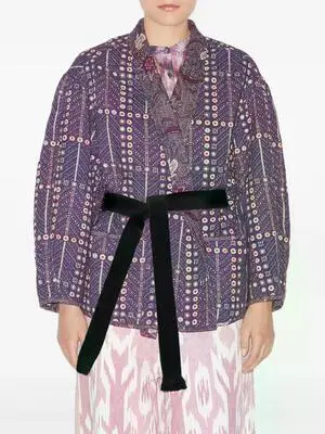 MARANT ETOILE Chancel Printed Jacket - Purple