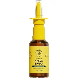 BEEKEEPERS NATURALS Propolis Nasal Spray Sinus Congestion Support 30 Milliliters - One-color