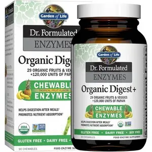 GARDEN OF LIFE Dr. Formulated Enzymes Organic Digest+ 90 Tablets - One-color