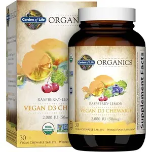 GARDEN OF LIFE Mykind Organics Vegan D3 Raspberry-lemon 30 Tablets - One-color