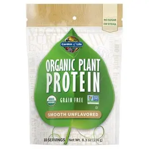 GARDEN OF LIFE Organic Plant Protein Unflavored 236 Grams - One-color