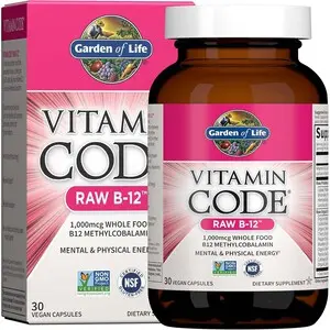 GARDEN OF LIFE Vitamin Code Raw B-12 30 Capsules - One-color