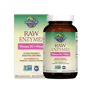 GARDEN OF LIFE Raw Enzymes 50 And Wiser 90 Capsules - One-color