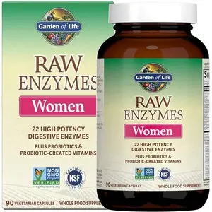 GARDEN OF LIFE Raw Enzymes 90 Capsules - One-color