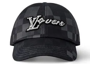 LOUIS VUITTON Vers Damoflage Cap - Black
