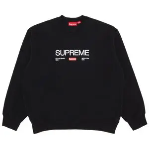 Supreme Established Crewneck - Black