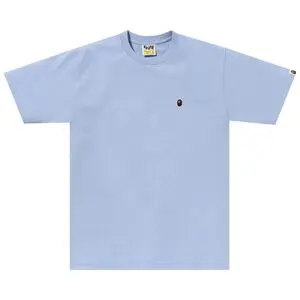 A BATHING APE Ape Head One Point Tee 'sax - Blue
