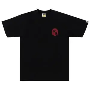 A BATHING APE Year Of Dragon Ape Face Tee - Black