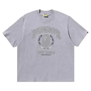 A BATHING APE Relaxed Fit Tee - Grey