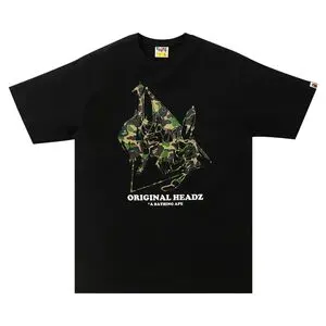 A BATHING APE Unkle Pointman Logo Tee - Black