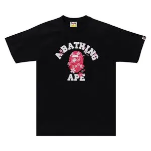 A BATHING APE Sakura College Tee - Black