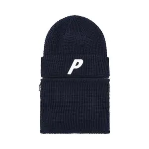 PALACE Zip Off Facewarmer P Beanie - Blue