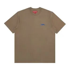 Supreme Washed Tag Short-sleeve Top 'dark