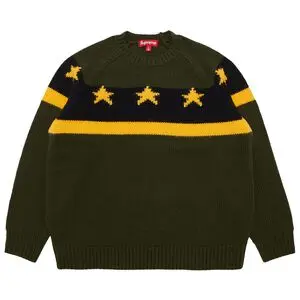 Supreme Stars Sweater - Green