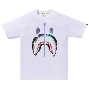 A BATHING APE City Camo Shark Tee /black - White