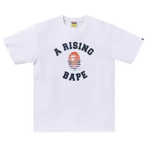 A BATHING APE A Rising Tee - White