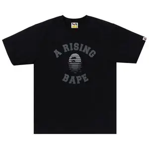 A BATHING APE A Rising Tee - Black