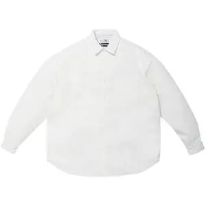 Supreme X Mm6 Maison Margiela Padded Shirt - White | Editorialist