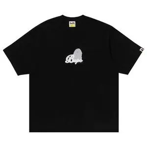 A BATHING APE 3d Art Ape Head Tee - Black