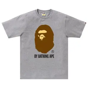 A BATHING APE By Bathing Ape Tee 'grey' Grey