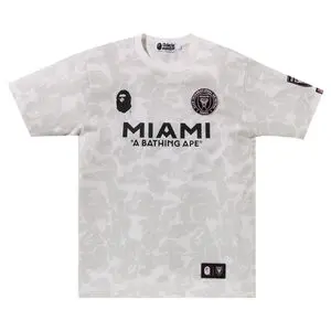 A BATHING APE X Inter Miami Cf Camo Tee - White