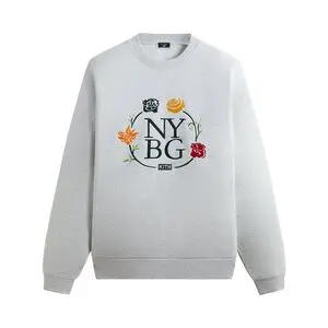Kith X New York Botanical Garden Logo Nelson Crewneck - Grey