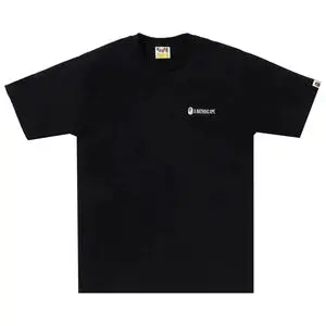 A BATHING APE Small Logo Tee - Black
